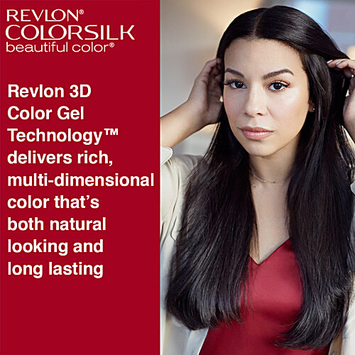 Buy Revlon Colorsilk Hair Color - No Ammonia, With Keratin & 3D Color ...