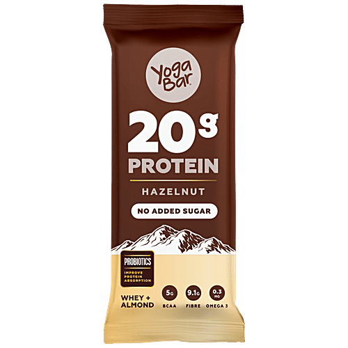 Buy Yoga Bar Protein Bar Hazelnut Toffee 60 Gm Online At Best Price of ...