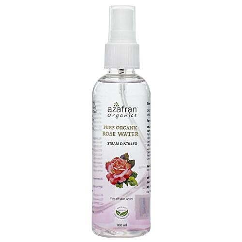 Buy Azafran Organic Rose Water - Pure 100 ml Online at Best Price. of ...
