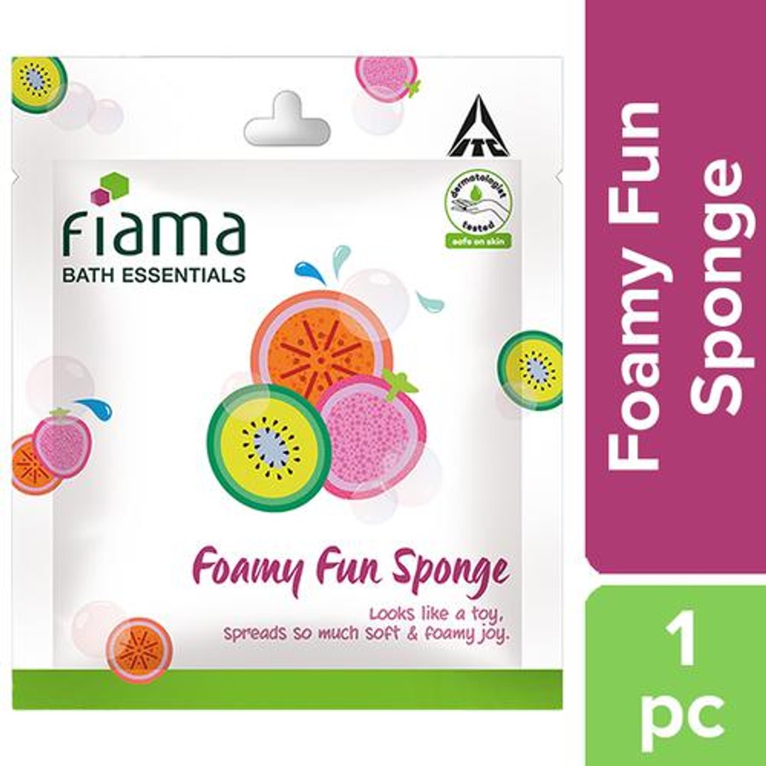 Buy Fiama Fun Sponge Foamy Bath Essentials 1 Pc Online At Best Price of Rs 149 - bigbasket