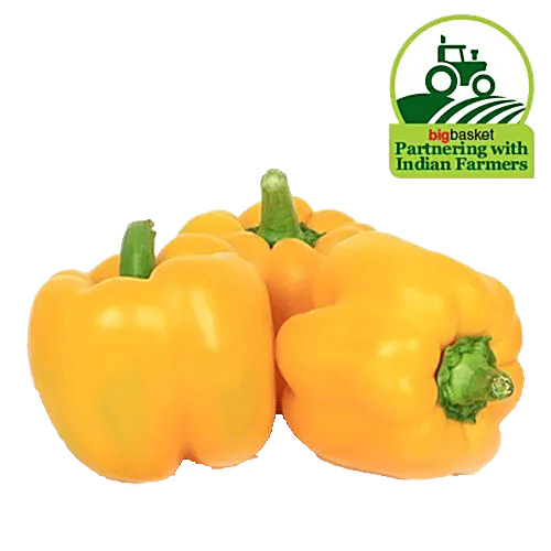 Buy Fresho Capsicum Yellow Organically Grown 1 Pc Online At Best Price ...
