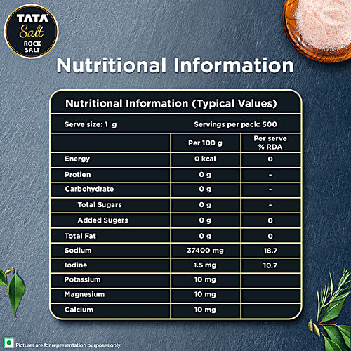 Buy Tata Salt Rock Salt - Pink Online at Best Price of Rs 61.75 - bigbasket