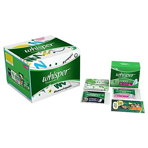 Buy Whisper First Period Kit Online at Best Price of Rs null - bigbasket