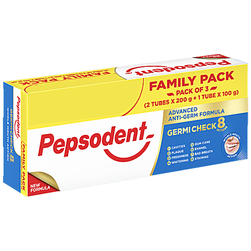Buy Pepsodent Toothpaste Cavity Protection Germi Check 200 150 Gm ...