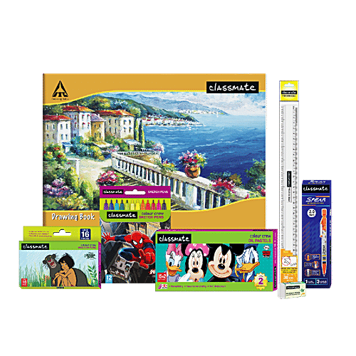 Buy Classmate Combo Kit - Stationery, Colour, Art, Fun Online at Best ...