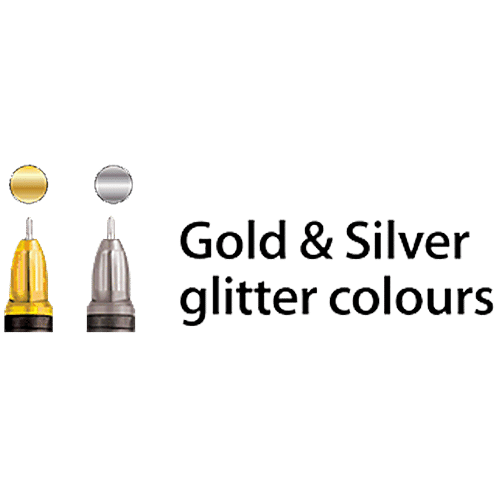 Buy Classmate Gel Pen Blue Octane Colour Burst 10 Pcs Online at Best ...