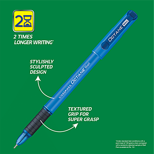 Buy Classmate Ball Pen Blue Octane Blister Pack 5 Pcs Online At Best ...