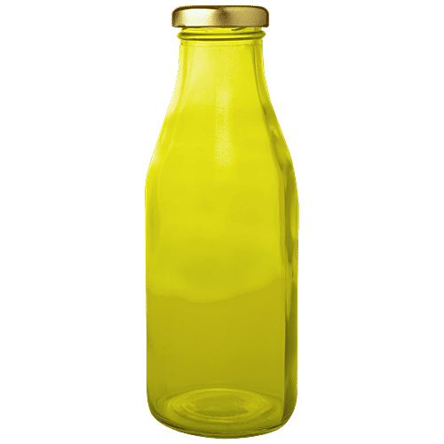Buy Glass Ideas Bottle - Yellow, For Milk/Water/Juice Online at Best ...