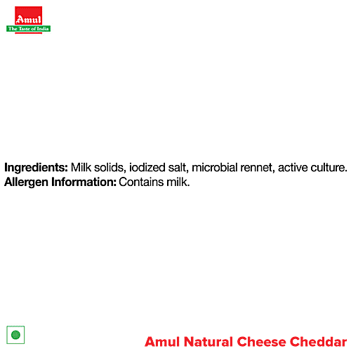 Buy Amul Cheese Cheddar Natural 250 Gm Online At Best Price of Rs 165 ...