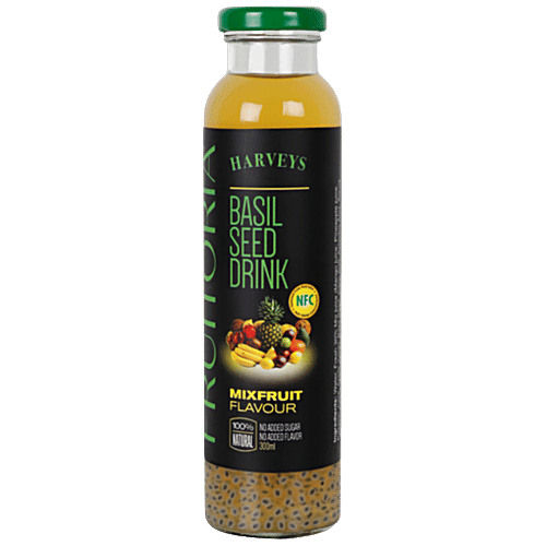 Buy Fruitoria Basil Seed Drink - Mix Fruit 300 Ml Online At Best Price ...