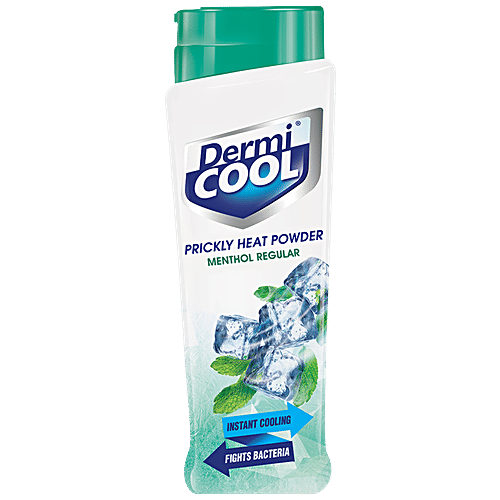 Buy Dermi Cool Prickly Heat Powder Menthol Regular Online at Best Price ...