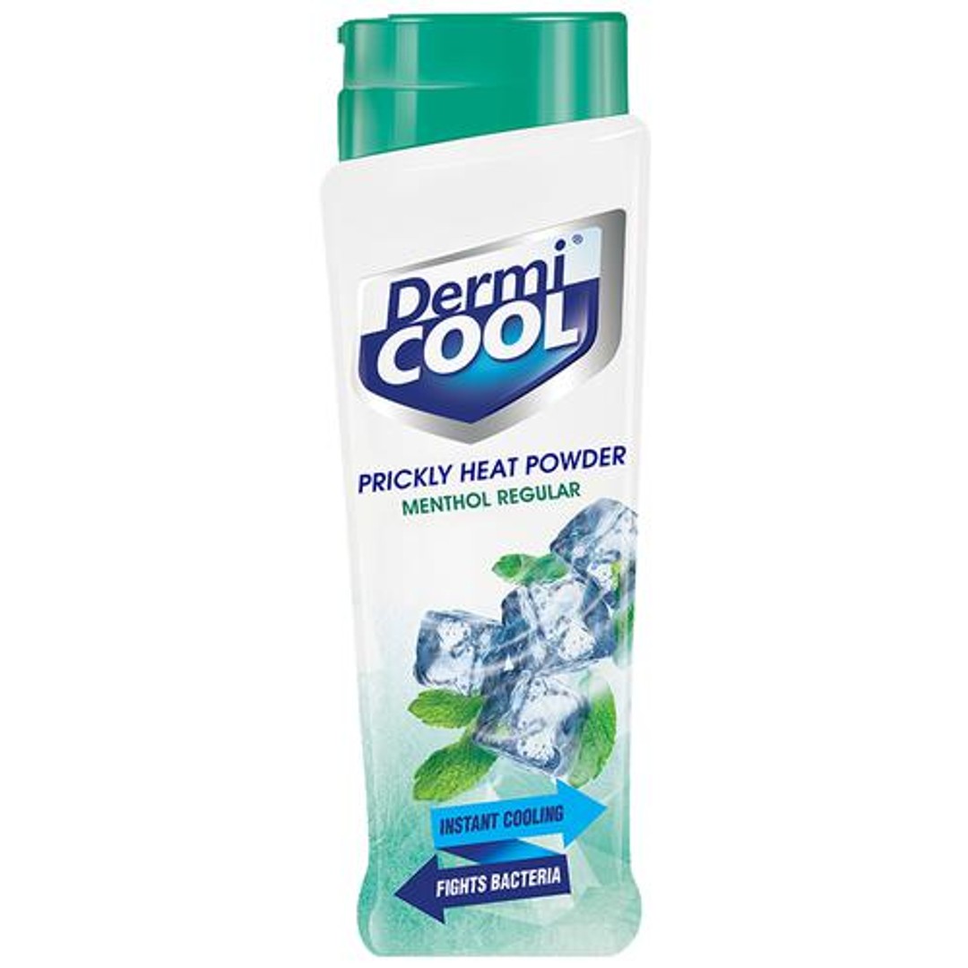 Buy Dermi Cool Prickly Heat Powder Menthol Regular Online at Best Price ...