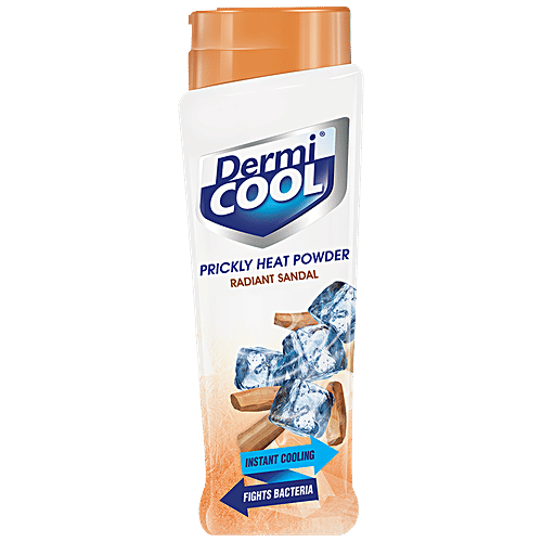 Buy Dermi Cool Prickly Heat Powder Radiant Sandal Online at Best Price ...