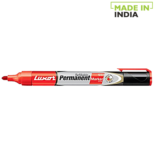 Buy Luxor Permanent Marker Red 10 Pcs Online At Best Price of Rs 200 ...