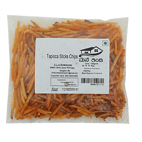 Buy Sln Namkeen Tapioca Sticks Chips 100 Gm Online At Best Price of Rs ...