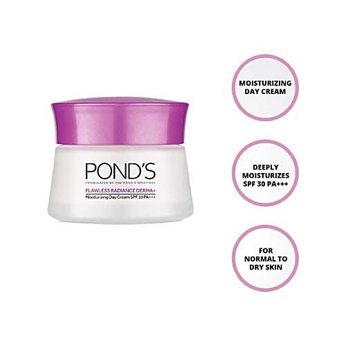 Buy Ponds Derma Hydrating Day Gel Flawless Radiance Spf 15 Pa 50 Gm ...