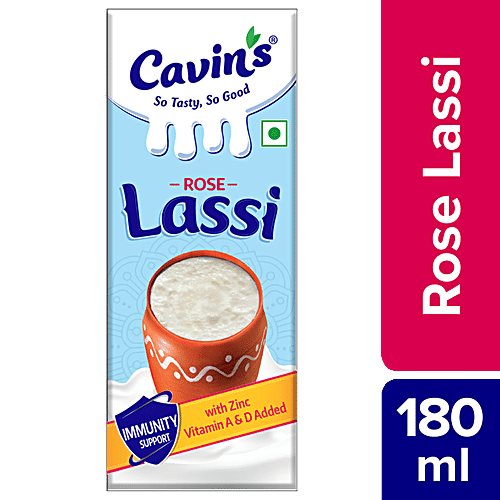 Buy Cavins Rose Lassi - With Zinc, Vitamin A & D Added, Supports ...