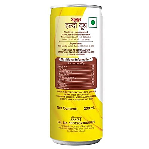 Buy Amul Haldi Doodh 200 Ml Can Online At Best Price of Rs 30 - bigbasket