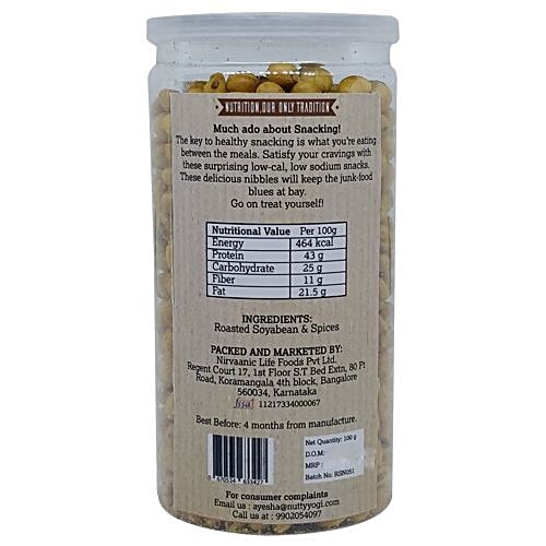 Buy Nutty Yogi Soy Nut Snacks - Roasted Online at Best Price of Rs 79 ...