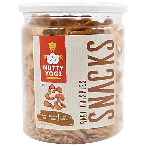 Buy Nutty Yogi Ragi Crispies Snacks Online at Best Price of Rs 129 ...