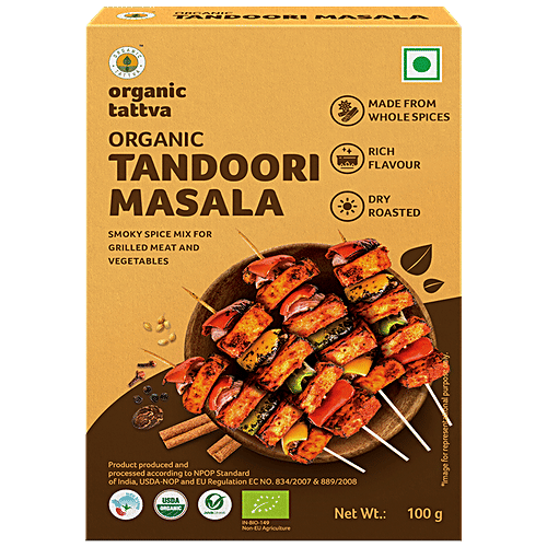 Buy Organic Tattva Organic Tandoori Masala 100 Gm Online At Best Price ...