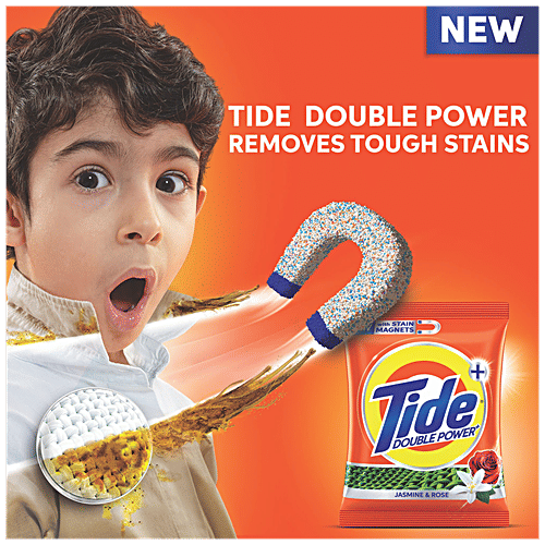 Buy Tide Plus Double Power Detergent Washing Powder - Lemon & Mint ...