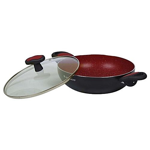 Buy Wonderchef Non-Stick Cookware Set - Red & Black, Sauce Pan with ...