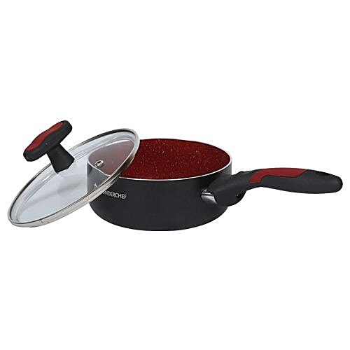 Buy Wonderchef Non-Stick Cookware Set - Red & Black, Sauce Pan with ...