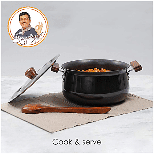 Buy Wonderchef Ebony Hard Anodized Cook & Serve Urli/Handi - Induction ...