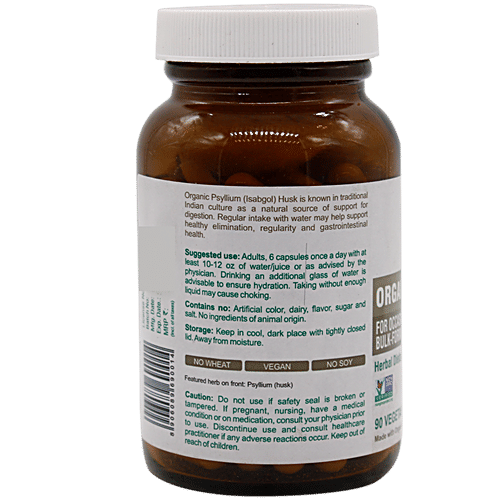Buy Geo-Fresh Capsules - Organic, Psyllium, Sat Isabgol, 520 mg Online ...