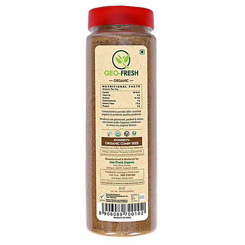 Buy Geo-Fresh Organic Cumin Powder, USDA Certified Online at Best Price ...