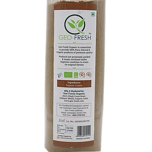 Buy Geo-Fresh Organic Cumin Powder, USDA Certified Online at Best Price ...