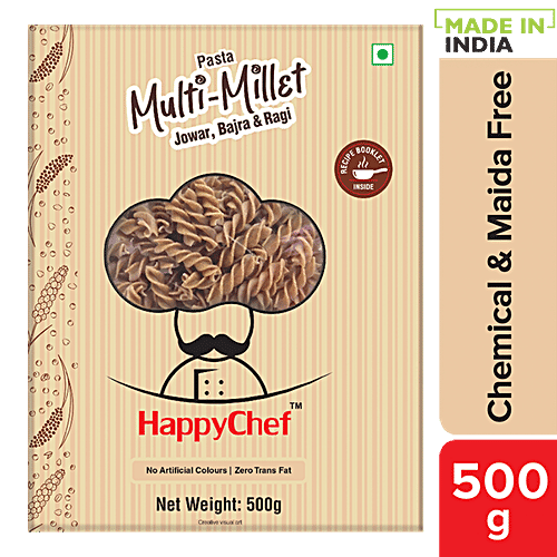 Buy HappyChef Multi-Millet Jowar, Bajra & Ragi Pasta - Spirali Online ...