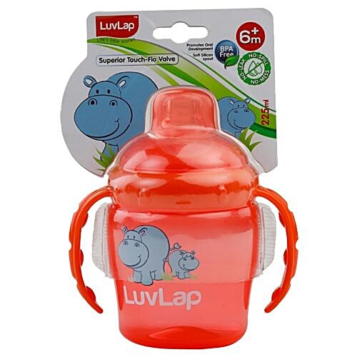 Buy LuvLap Hippo Sipper - Orange Online at Best Price of Rs 265 - bigbasket