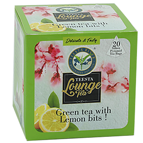 Buy Teesta Lounge Green Tea Bags - with Lemon Bits Online at Best Price ...