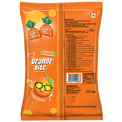Buy Parle Orange Bite Candy - Bigger Online at Best Price of Rs 100 ...