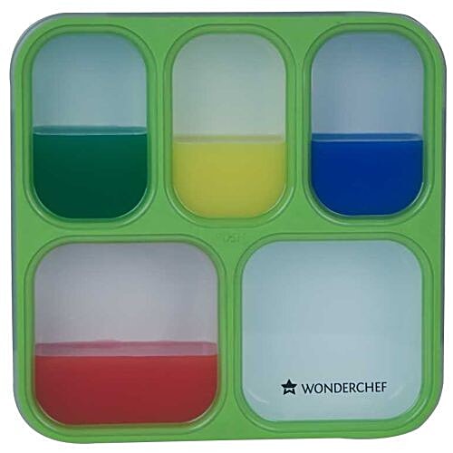 Buy Wonderchef Lunch Box - 5-In-1 Ultra, Green Online at Best Price of ...