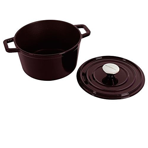 Buy Wonderchef Casserole - Induction Base, Ferro, Cast-Iron, With Lid ...