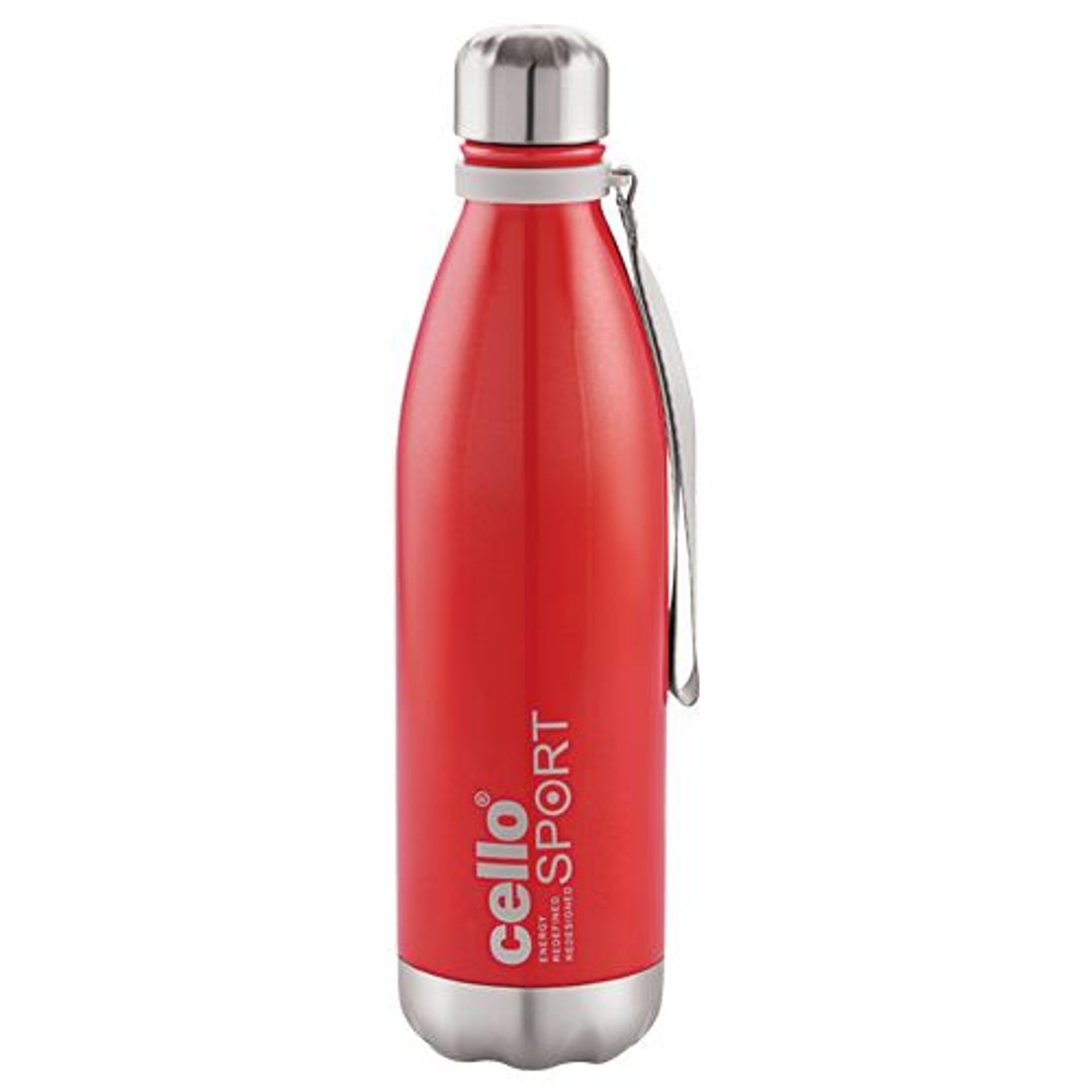 Buy Cello Water Flask - Stainless Steel, Scout Vacuum Insulated, Red ...
