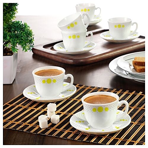Buy Cello Chai/Cup & Saucer - Bella, Polka Drops Online at Best Price ...