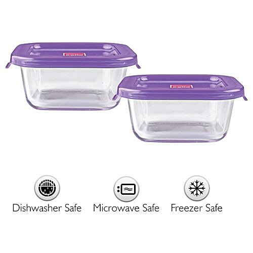 Buy Cello Container - Square Glass, Artista, Purple Online at Best ...