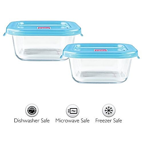 Buy Cello Container - Square Glass, Artista, Blue Online at Best Price ...