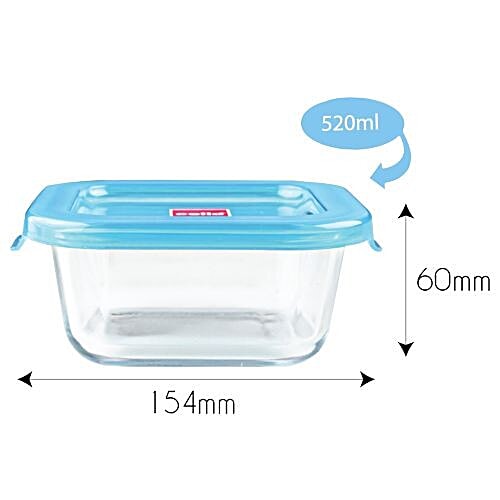 Buy Cello Container - Square Glass, Artista, Blue Online at Best Price ...