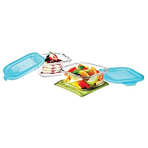 Buy Cello Container - Square Glass, Artista, Blue Online at Best Price ...