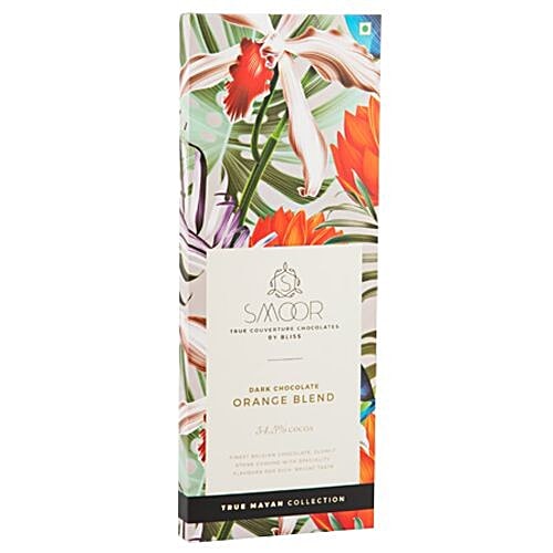 Buy Smoor Mayan Bar - Dark Chocolate, With Orange Blend Online at Best ...