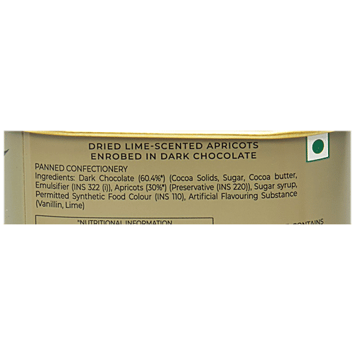 Buy Smoor Lime-Scented Apricot Pebbles - Enrobed In Dark Chocolate ...