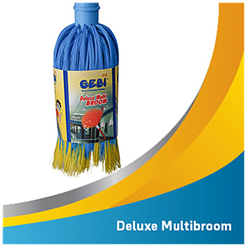 Buy Gebi Plastic Clip Mop - Plastic & Cotton, With Rod Online at Best ...