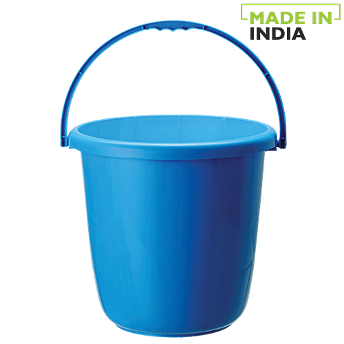 Buy Ratan Plastic Bucket With Handle - Blue, Super Saver, 10300B Online ...