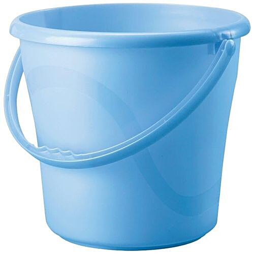 Buy Ratan Plastic Bucket With Handle - Light Blue, Frosty, Alto ...
