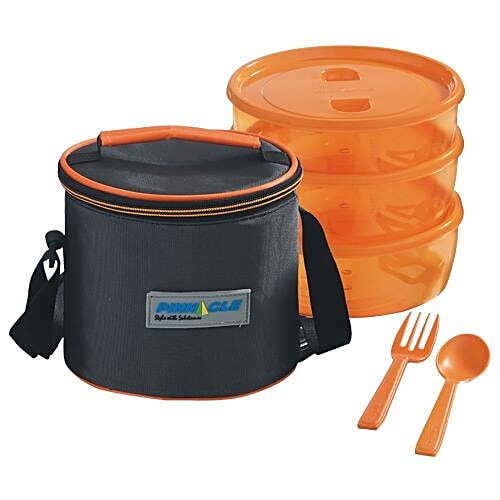 Buy Pinnacle Pinnacle Lunch/Tiffin Kit - Orange, Tritan, Pride Online ...